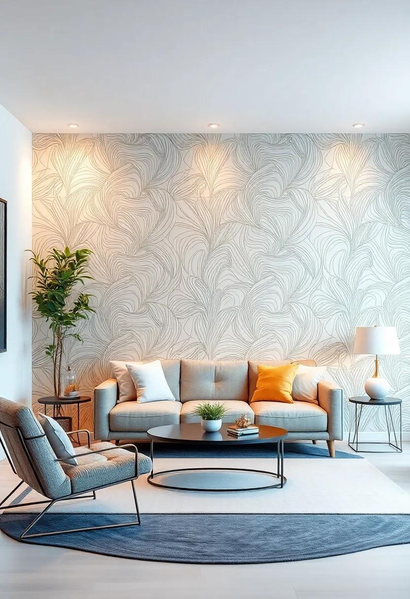 Transform Your Living Room: Innovative Wallpaper Design Ideas to ...